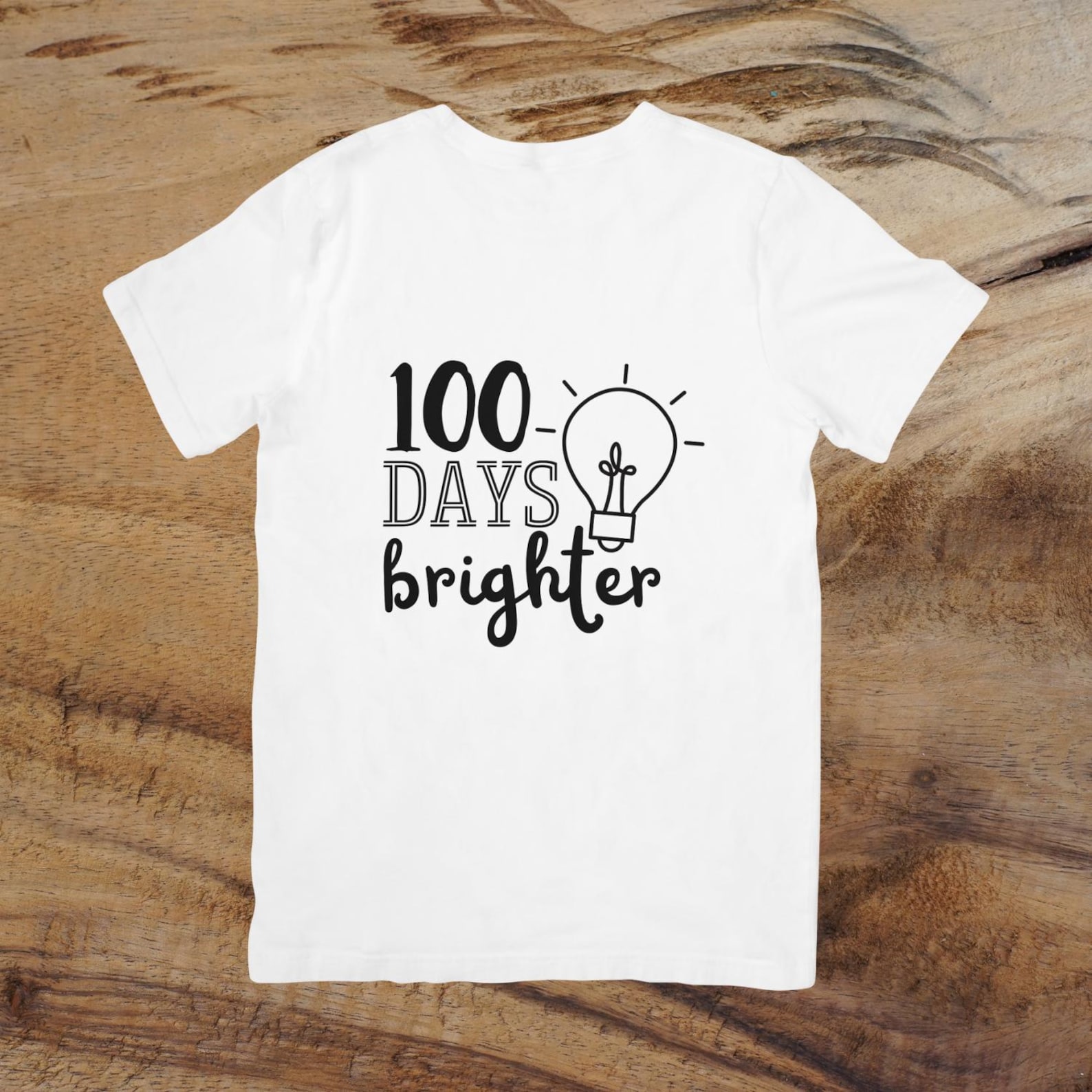 100 Days Brighter - 100th Day of School - SVG Cut File / JPG / PDF ...