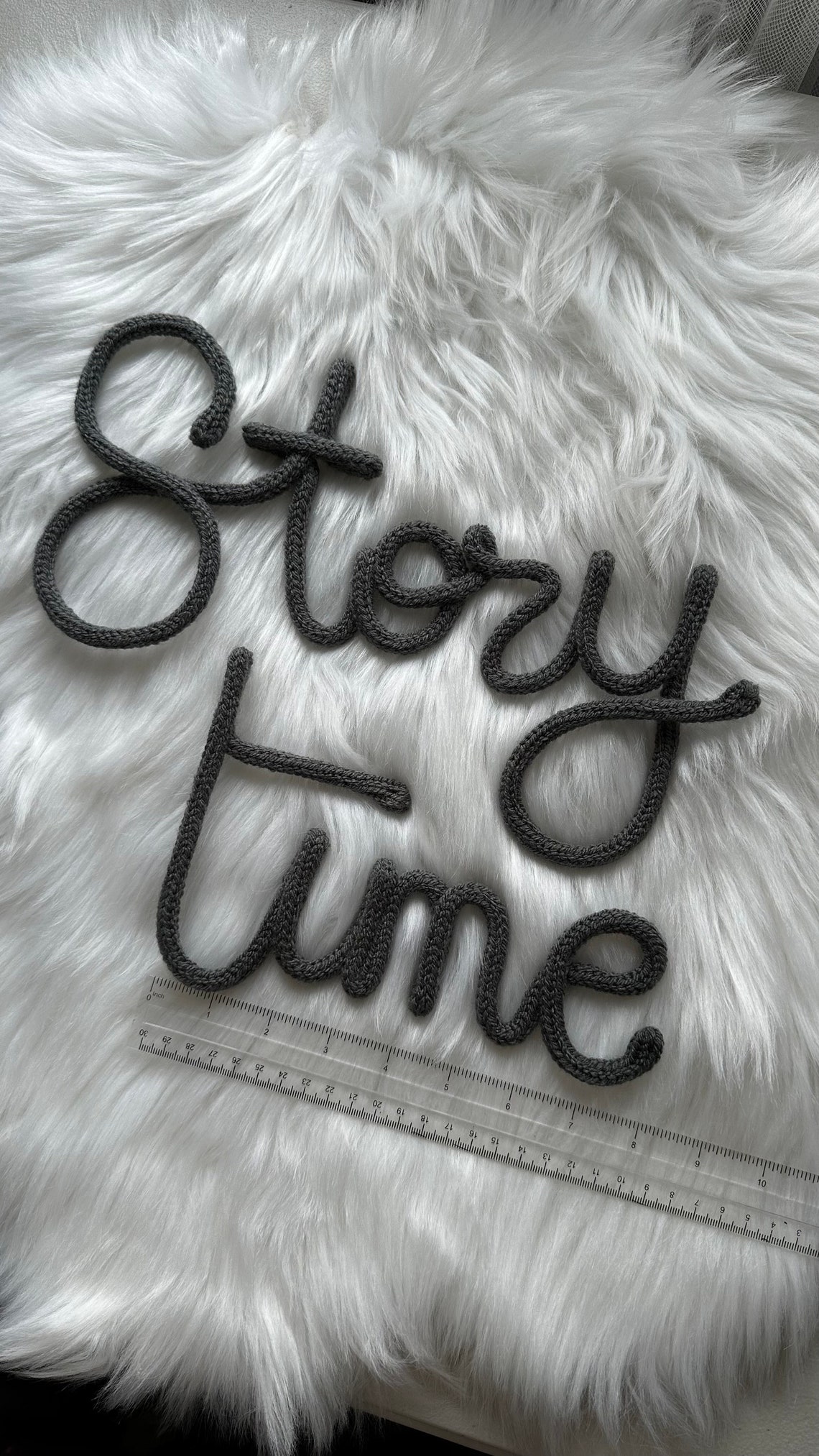 Story Time / Knitted Wire Sign / Kids Room Wall Decor / Reading Corner ...