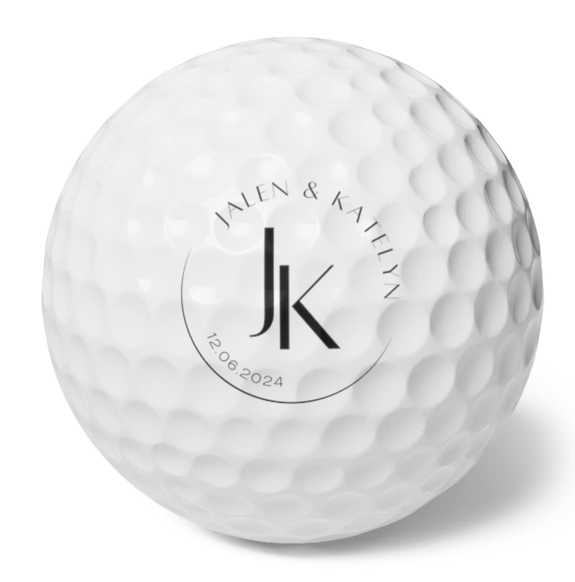 Classy Wedding Golf Balls Personalized Golf Balls Golf Wedding Favors ...