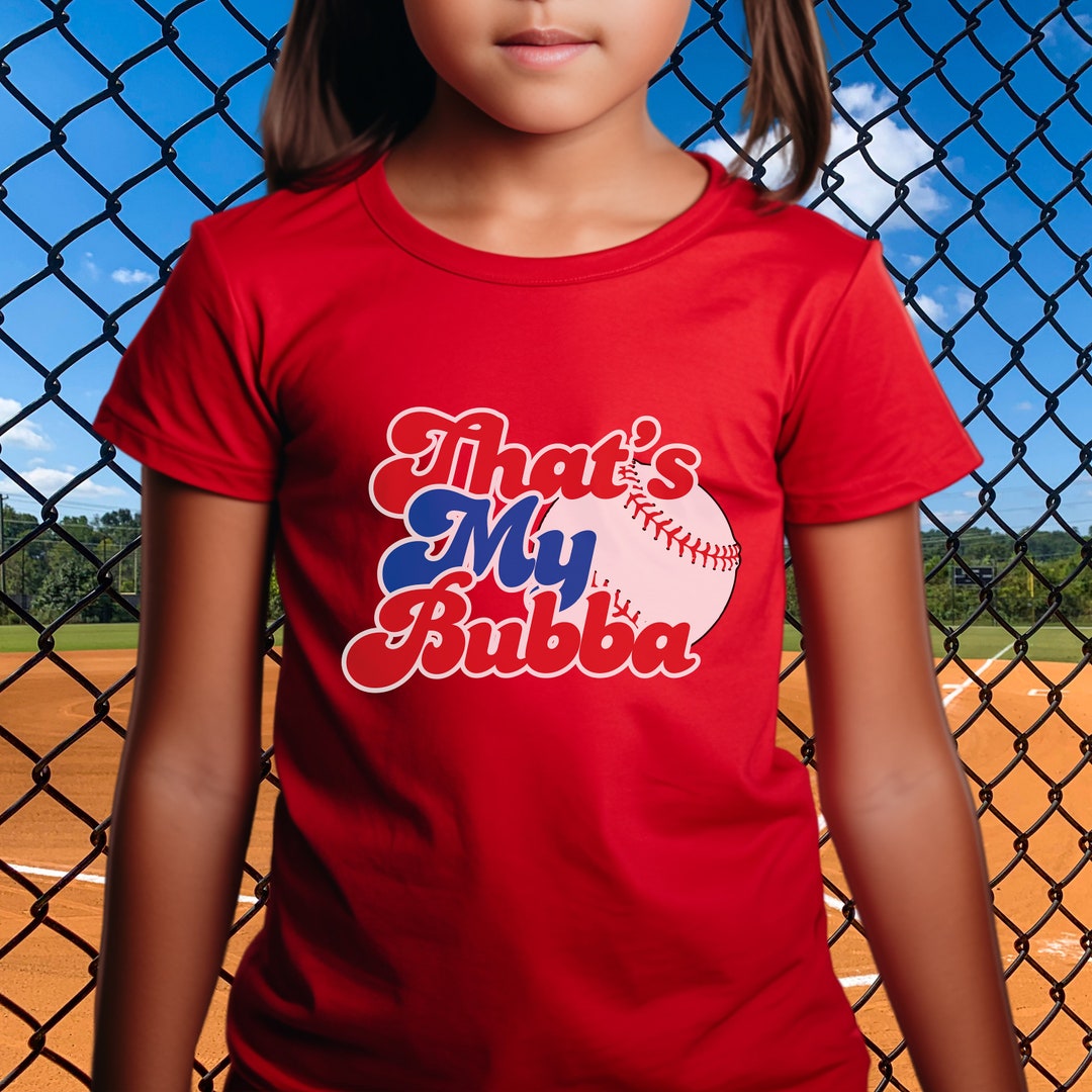 Baseball Tshirt That's My Bubba Baseball Sister Big Brother Shirt ...