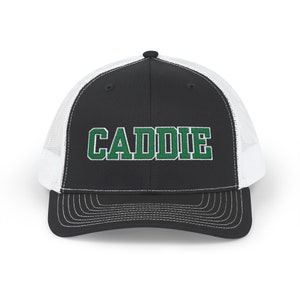 Embroidered Golf Caddie Hat Snapback Trucker Cap Golf Trucker Hats Golf ...