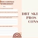 Spanish DBT PROS & CONS Worksheet - Etsy