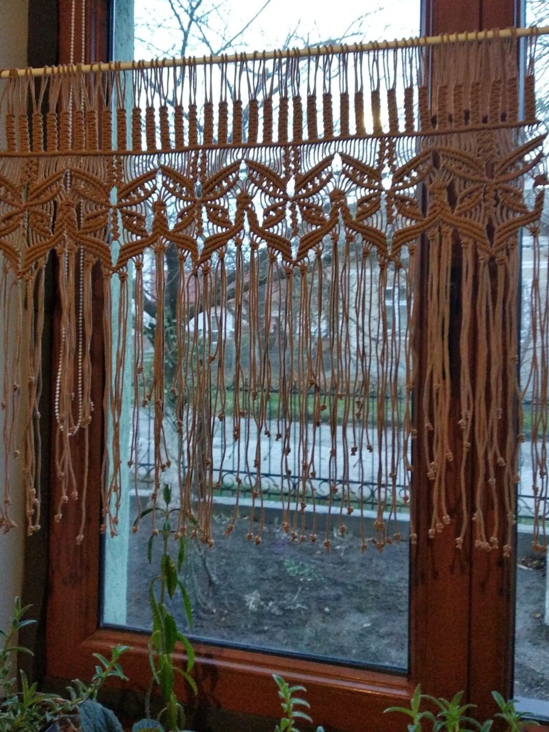 New Macrame Curtainnew Macrame Window Design Macrame Wall - Etsy
