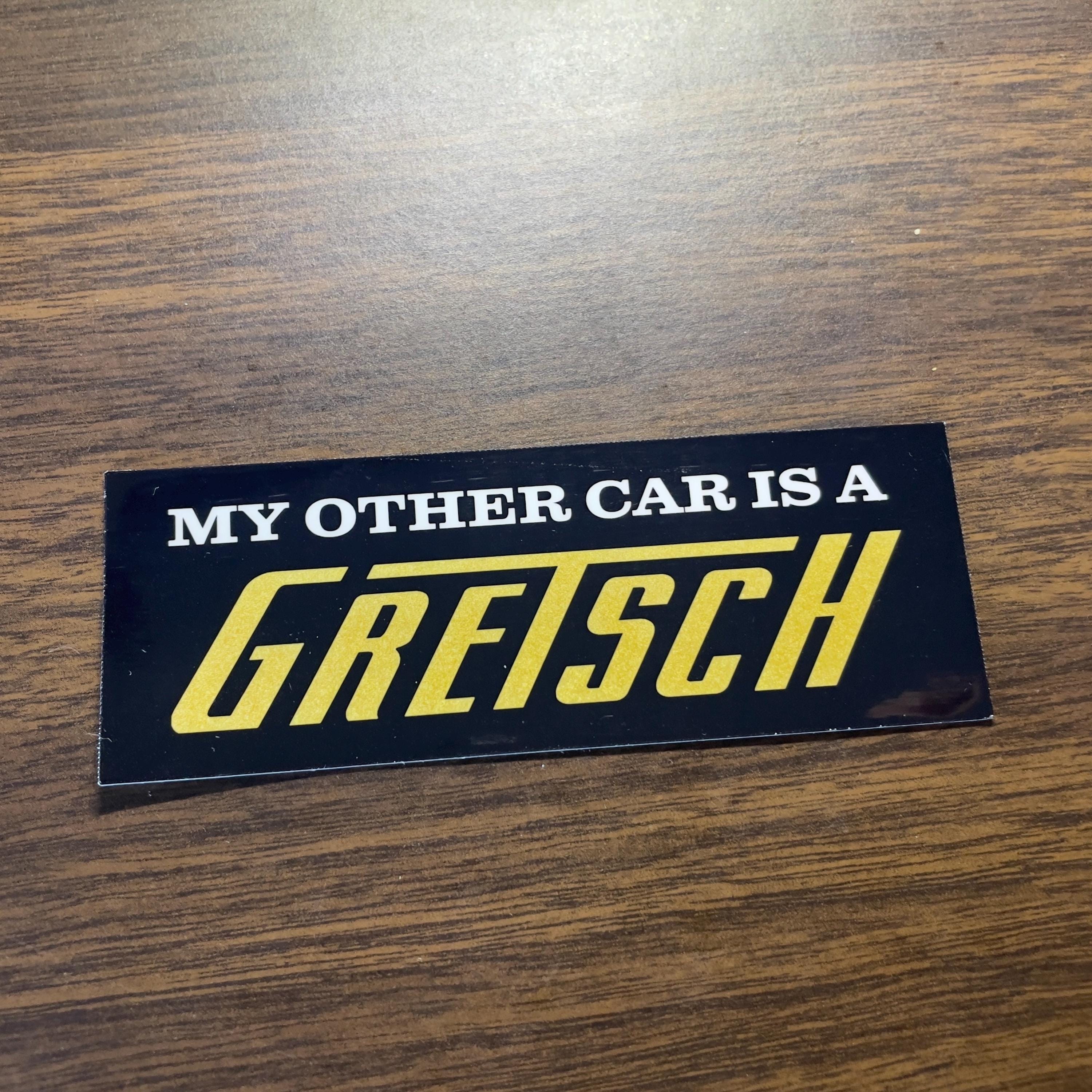 Gretsch Guitar/drums Bumper Sticker - Etsy