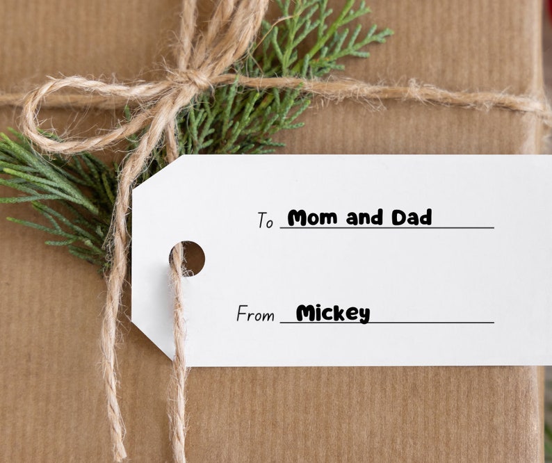 Printable Christmas Gift Tags Decorate Your Own Gift Tags - Etsy