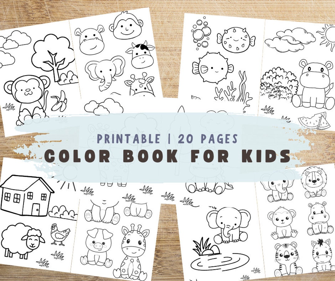 Activities for Kids Kids Coloring Book Childrens Coloring Pages ...