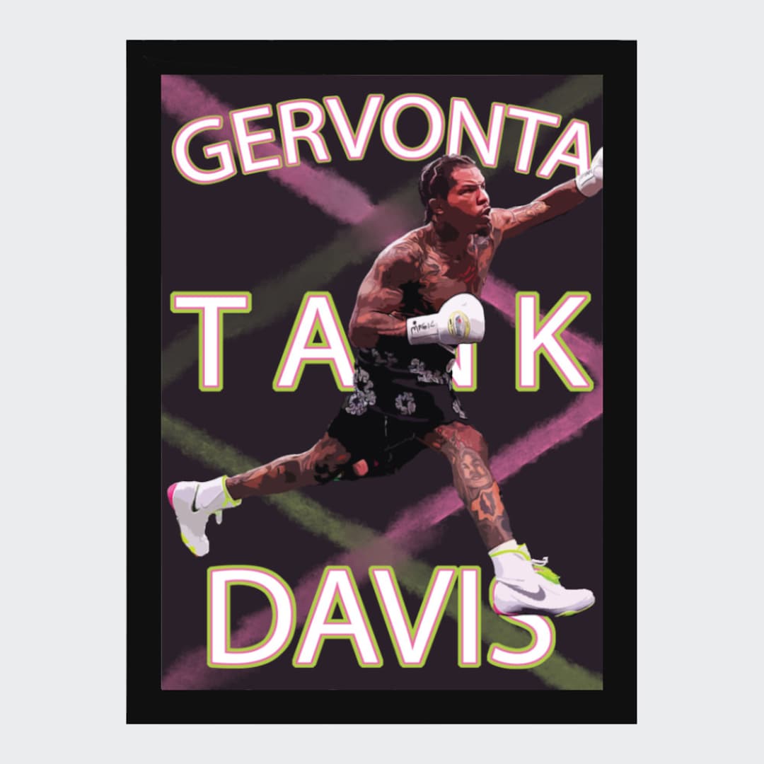 Gervonta Tank Davis Boxing Poster - Etsy