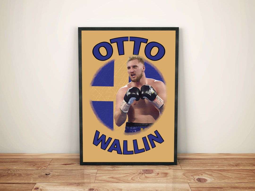 Otto Wallin Swedish Boxing Poster - Etsy
