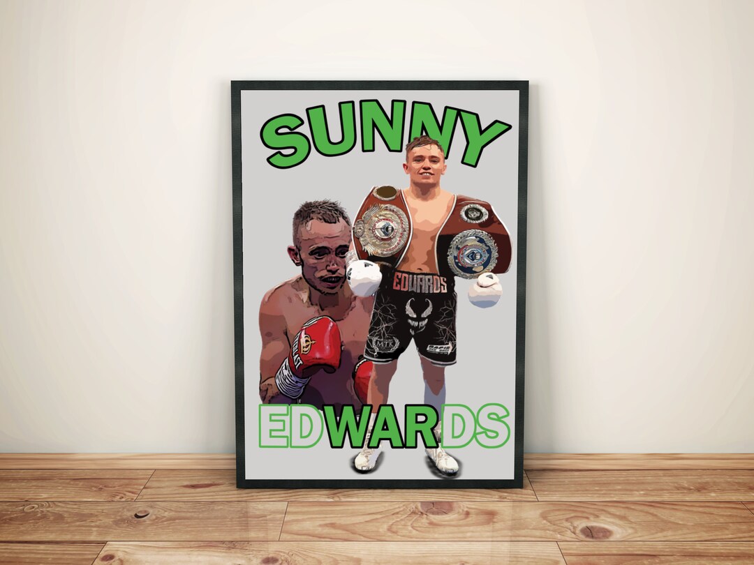 Sunny Edwards Boxing Poster - Etsy