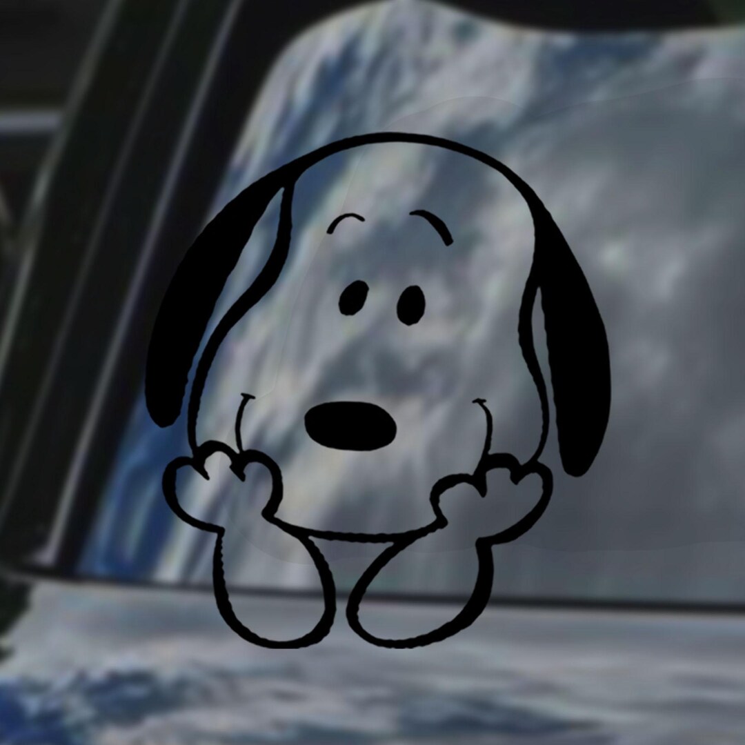 Snoopy Sticker for Car Decal Cute Sticker for Water Bottle Waterproof ...