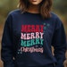 Merry Christmas Sweater, Womens Sweater, Christmas Gift, Seasonal ...