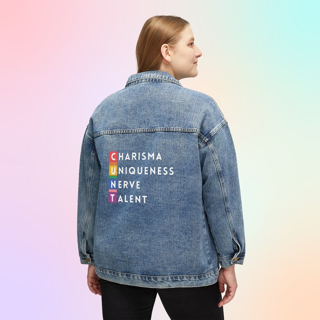 Charisma Uniqueness Nerve and Talent Women's Denim Jacket, RPDR Denim ...