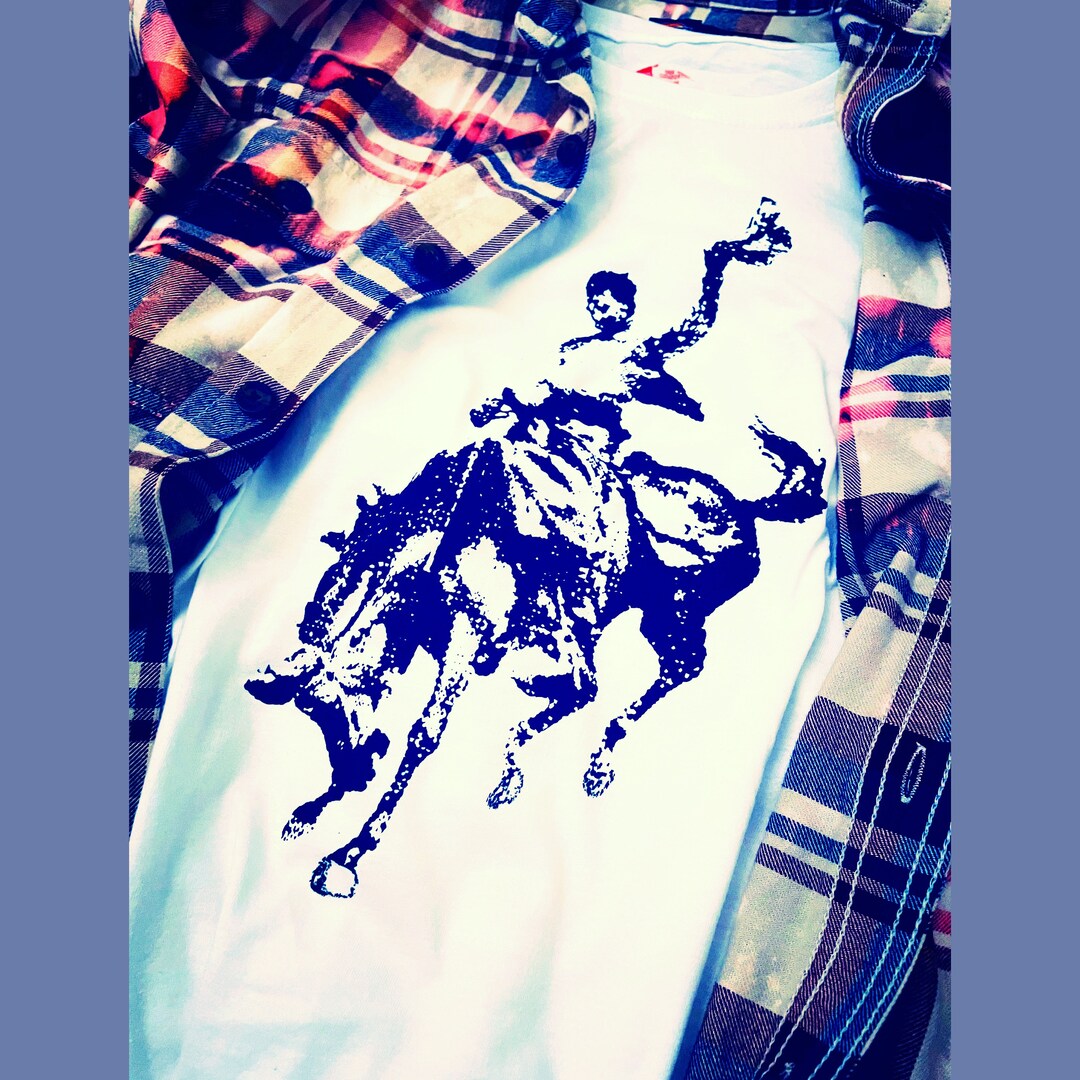 COWBOY BABY Oversized Distressed Screen Print on Luxe T-shirt in ...