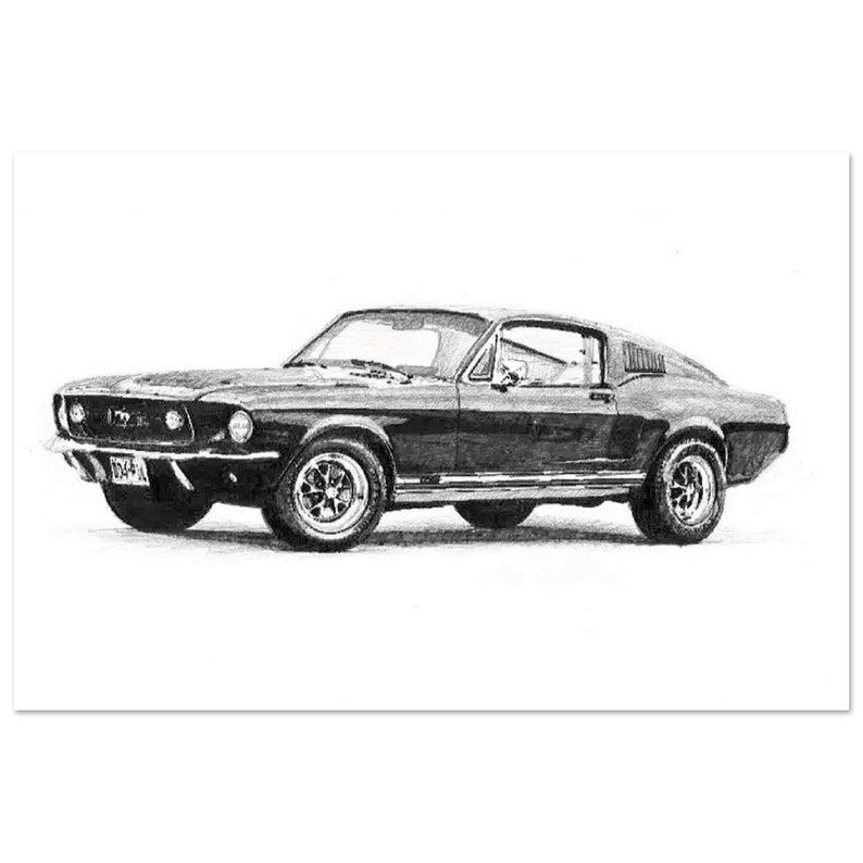 1969 Ford Mustang Fastback | Classic Cars | American Muscle | Art ...