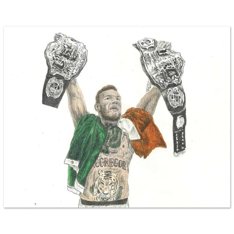 Conor Mcgregor | UFC Fighter | Double Champion | Ireland | MMA | Art ...