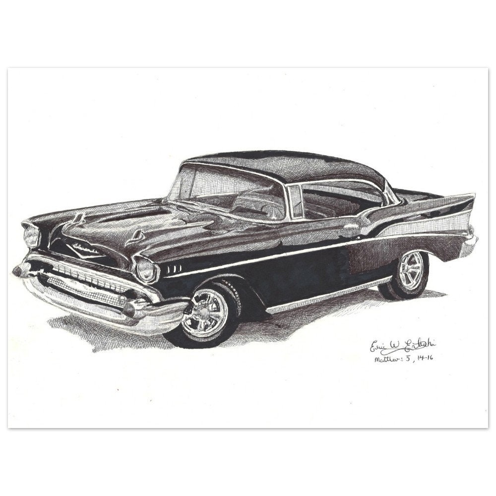 1957 Chevrolet Bel Air | Classic Cars | Chevy | Vintage Cars | Art ...