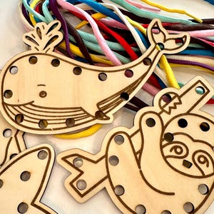 SVG Digital File for Animal Lacing Boards - Etsy