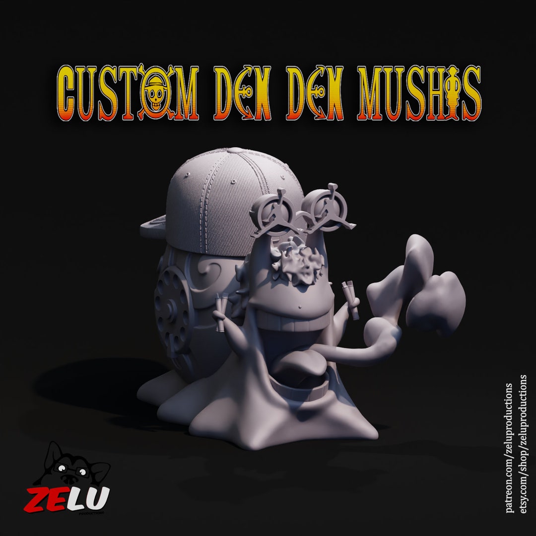 Custom Den Den Mushi .stl File for 3d Printing - Etsy