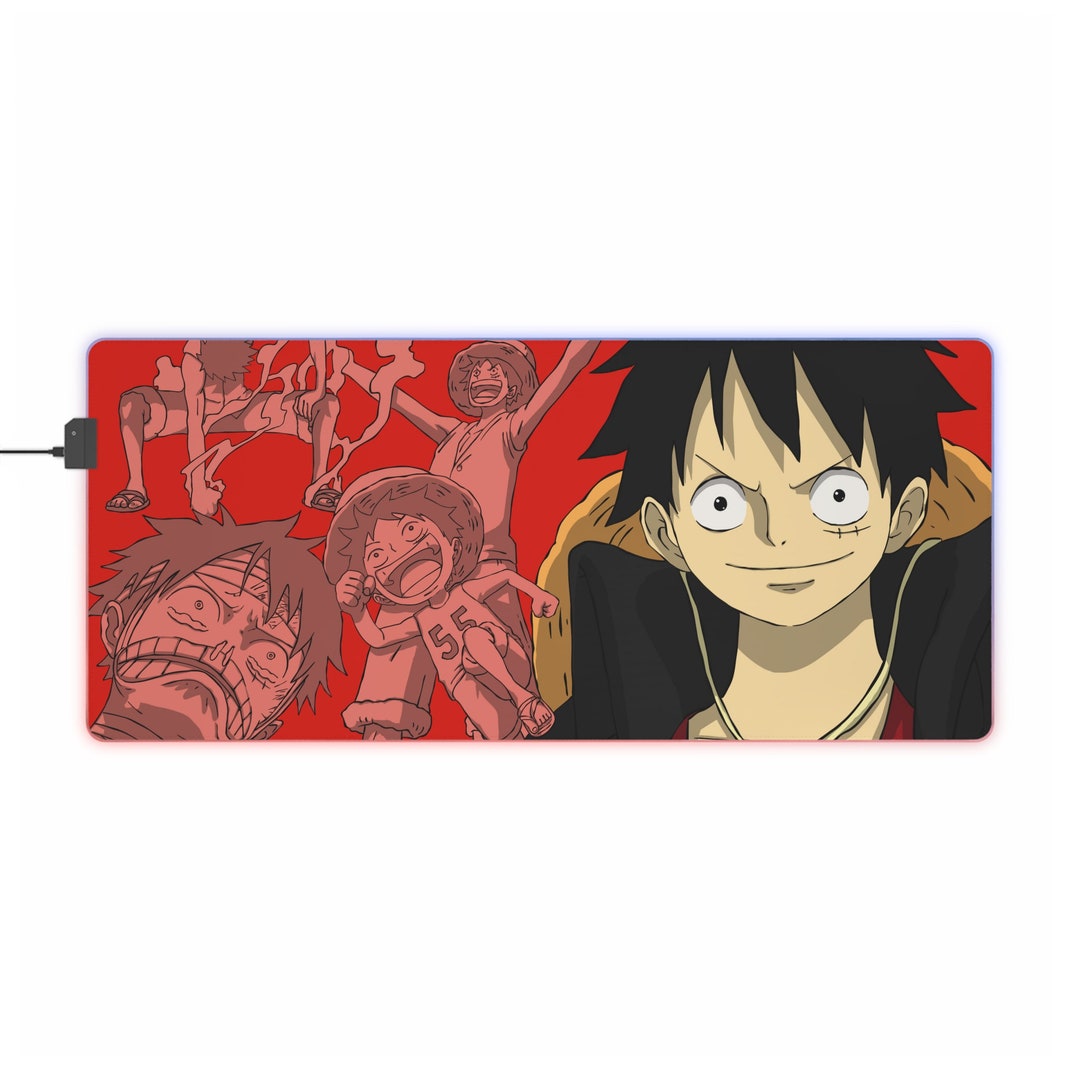 One Piece Luffy LED Gaming Mouse Pad - Etsy