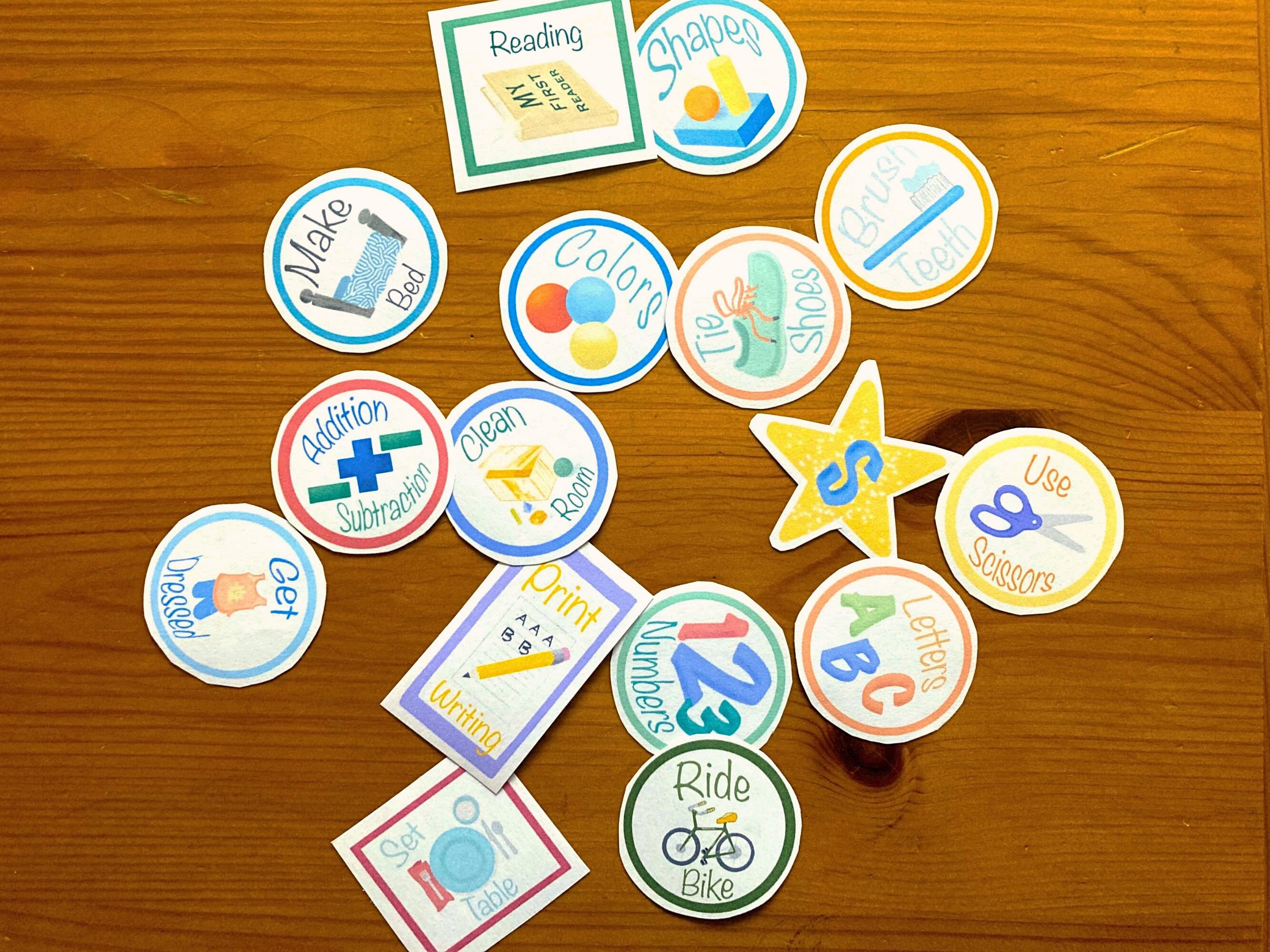 Homeschool Life Skill and Merit Digital Sticker Printable. Early ...