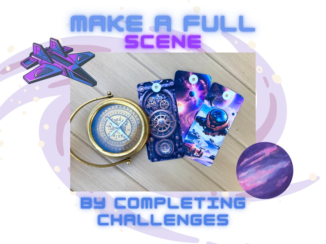 Space and Tech Themed Reading Challenge Bookmarks. Easy to Use PDF ...