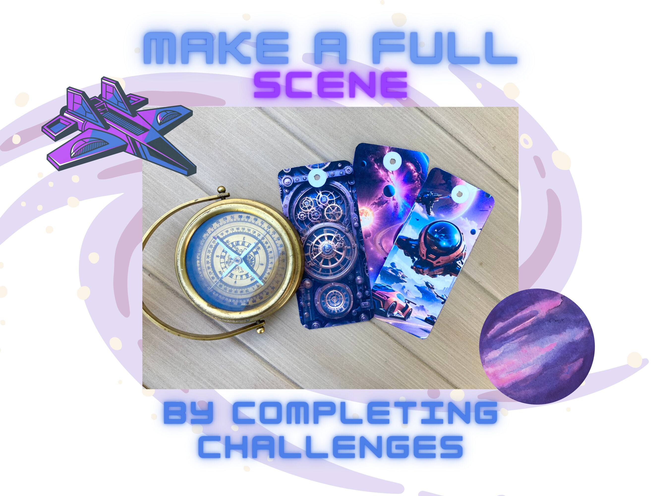 Space and Tech Themed Reading Challenge Bookmarks. Easy to Use PDF ...