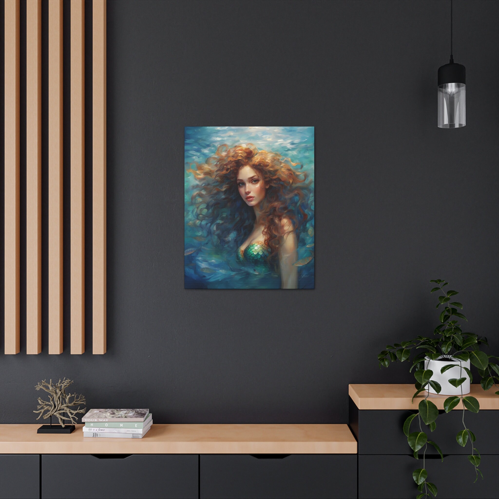 Enchanting Mermaid Dreams 2 Impressionist Wall Art Canvas Gallery Wraps ...