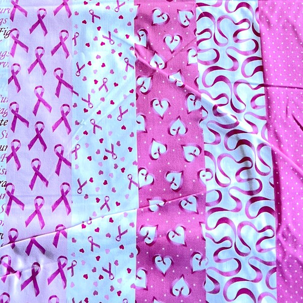 Breast Cancer Fabric - Etsy