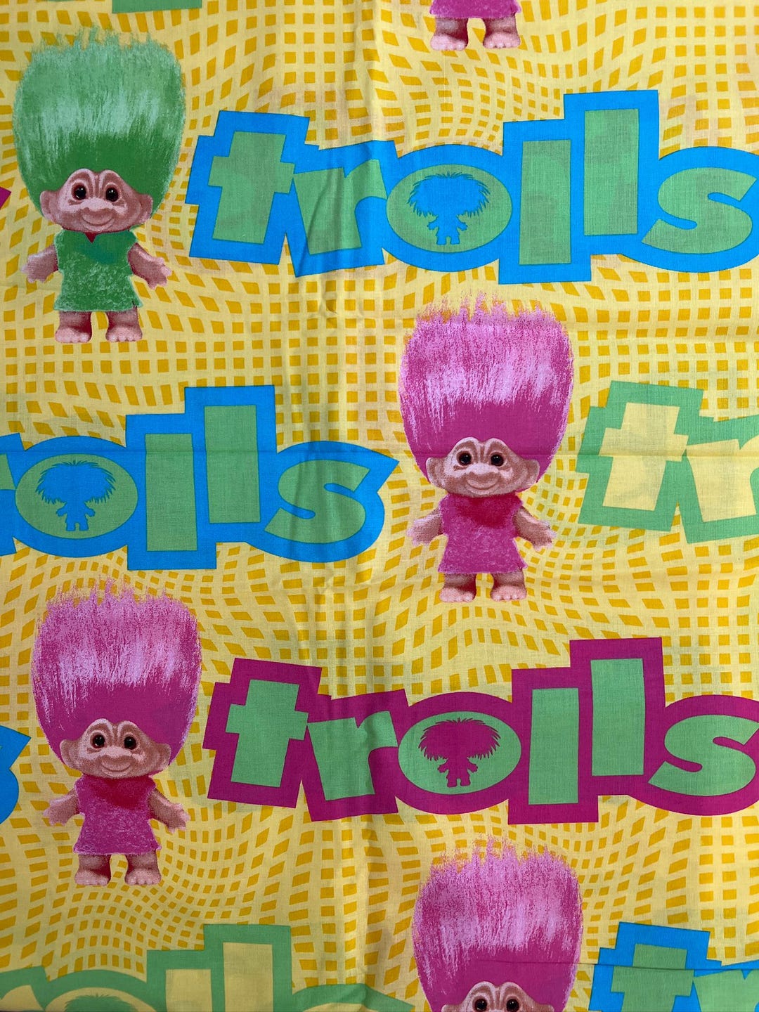 TROLLS FABRIC 2006 Classic Trolls | Bright and Fun Kids Colors ...
