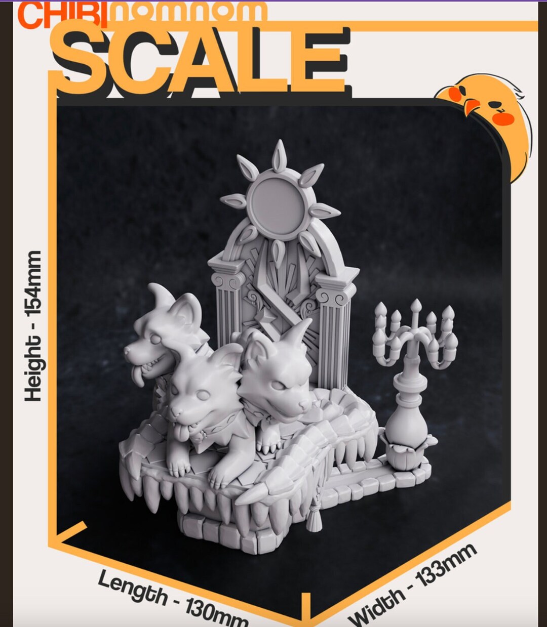 Chibi Cerberus Model Kit - Etsy