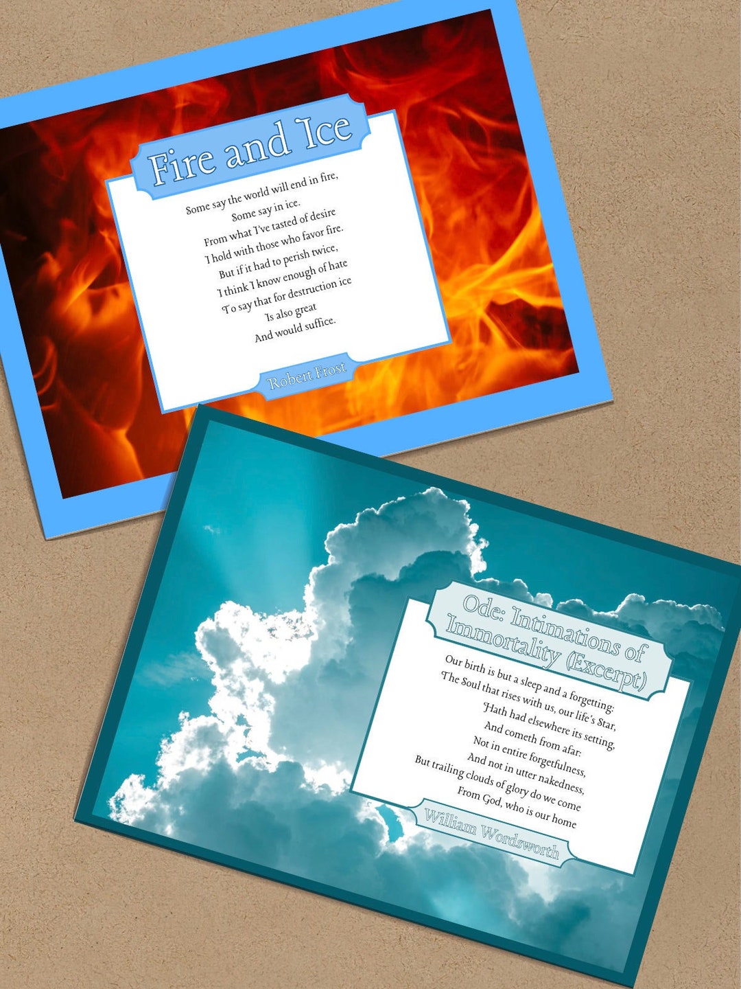 Classic Poetry Poster Pack - Etsy