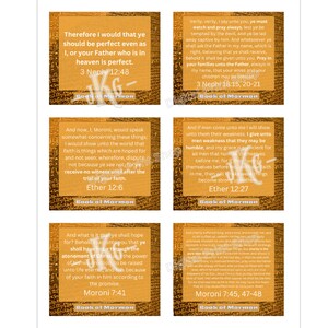 Book of Mormon Scripture Mastery Set - Etsy