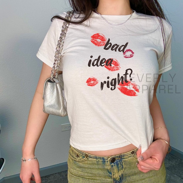 Olivia Rodrigo Bad Idea Right Shirt - Etsy