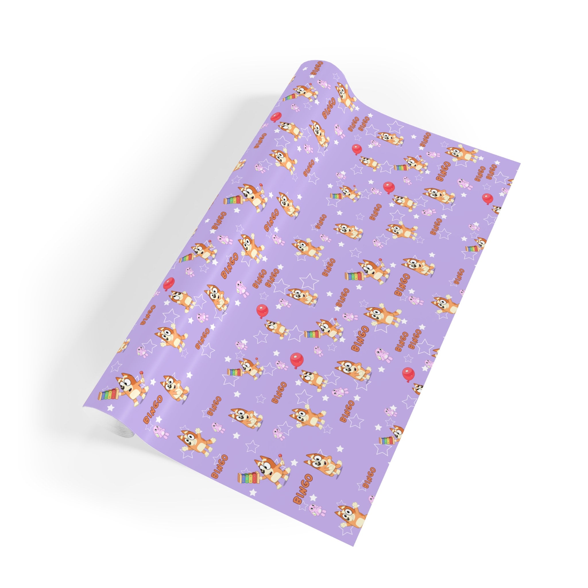 Custom Bluey Gift Wrap for Kids Bluey Birthday Gift Wrapping Paper ...