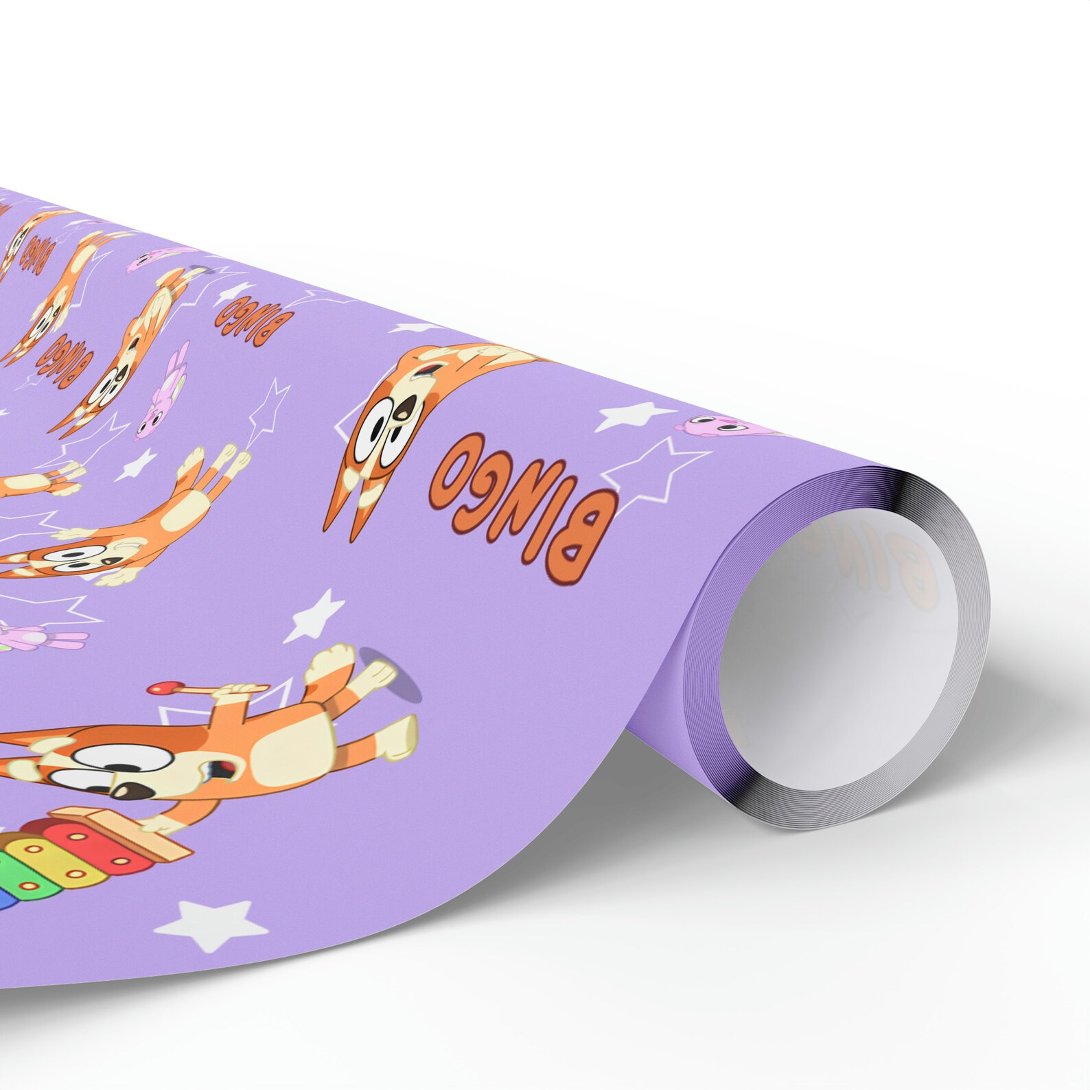 Custom Bluey Gift Wrap for Kids Bluey Birthday Gift Wrapping Paper ...