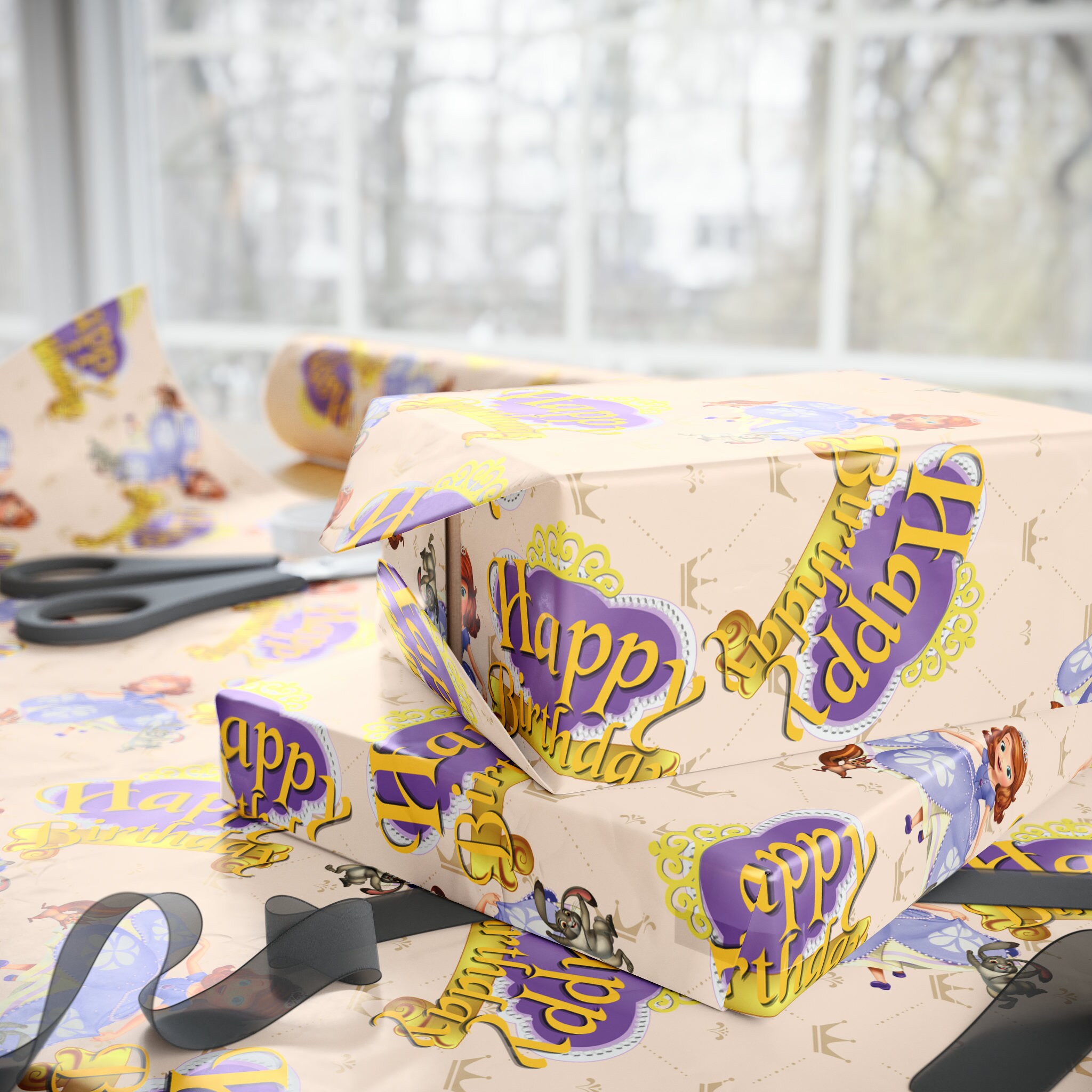 Custom Sofia The First Gift Wrap sold by Gregar Typho | SKU 156447231 ...