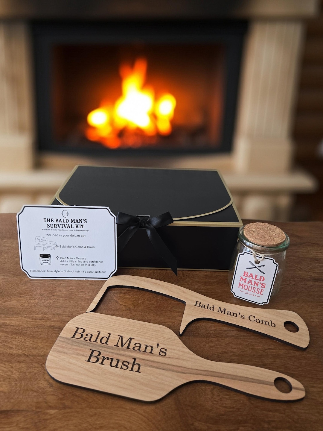 Bald Man's Brush and Comb Set, Gag Gift - Etsy