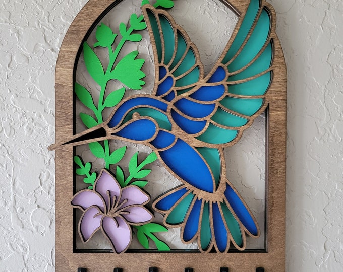 Hummingbird Key Holder - Etsy