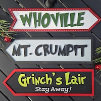 Grinch Sign - Etsy