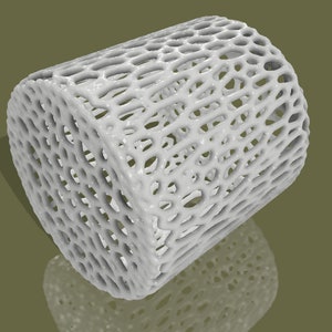 Voronoi Style Cylinder 3D Model for 3D Print Stereolithography 3D Print ...