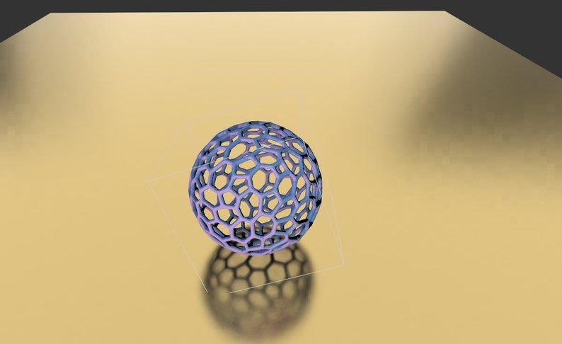 Voronoi Style Sphere 3D Model for 3D Print Stereolithography 3D Print ...