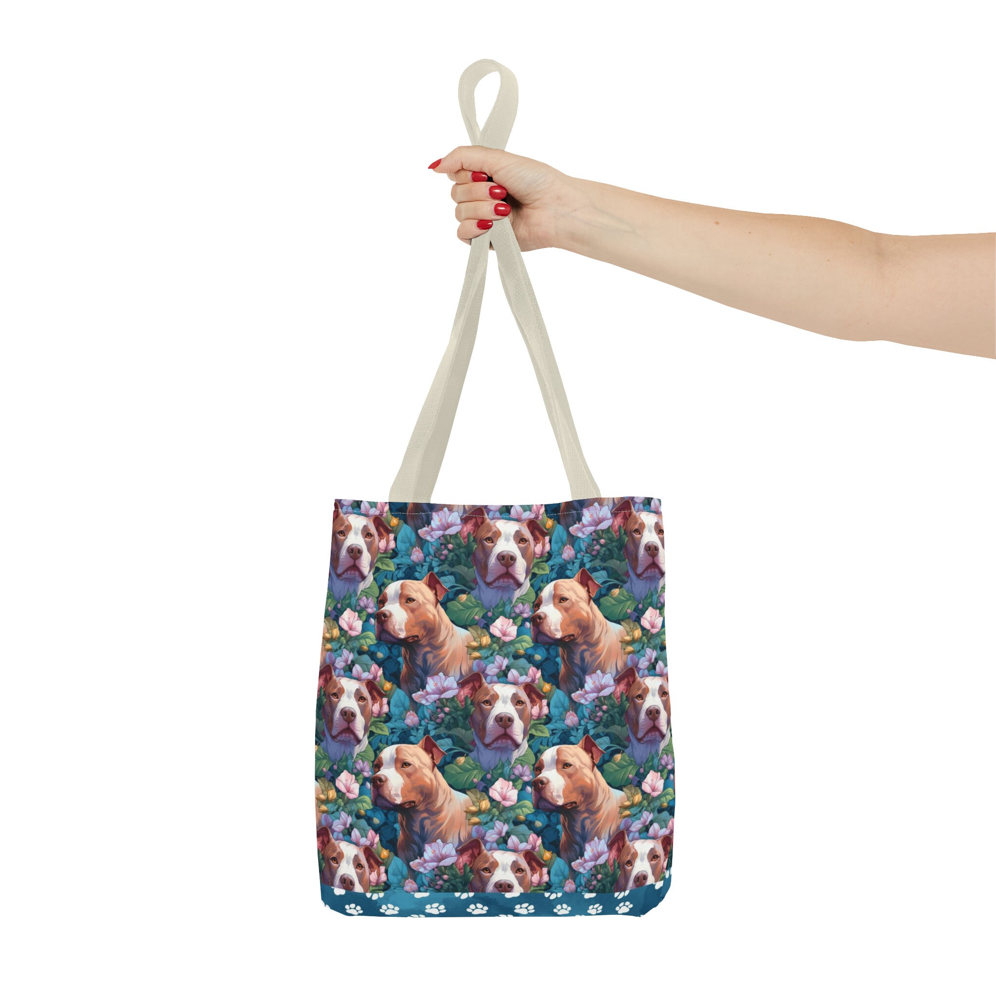 Pitbull Mama Tote Bag, Pittie Mom, Rescue Mama, Gift for Pitbull Mom ...