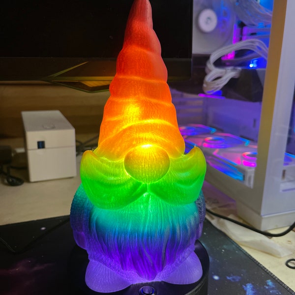Rainbow Gnome - Etsy