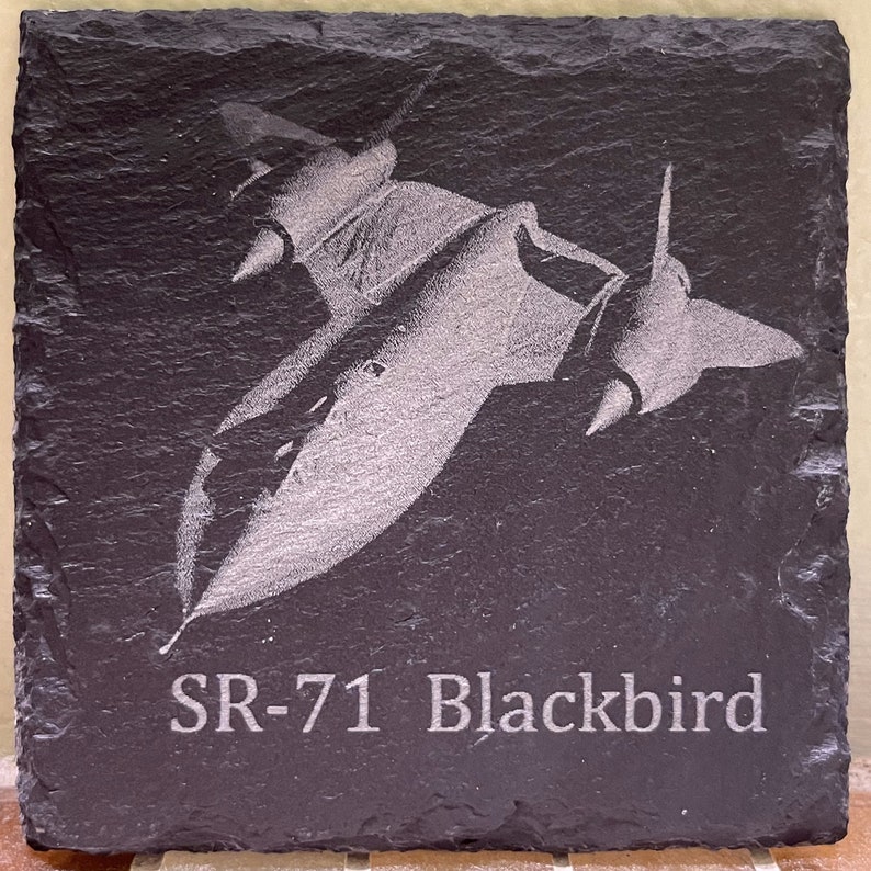 Aircraft-themed Engraved Slate Coaster Set of 4 - Etsy