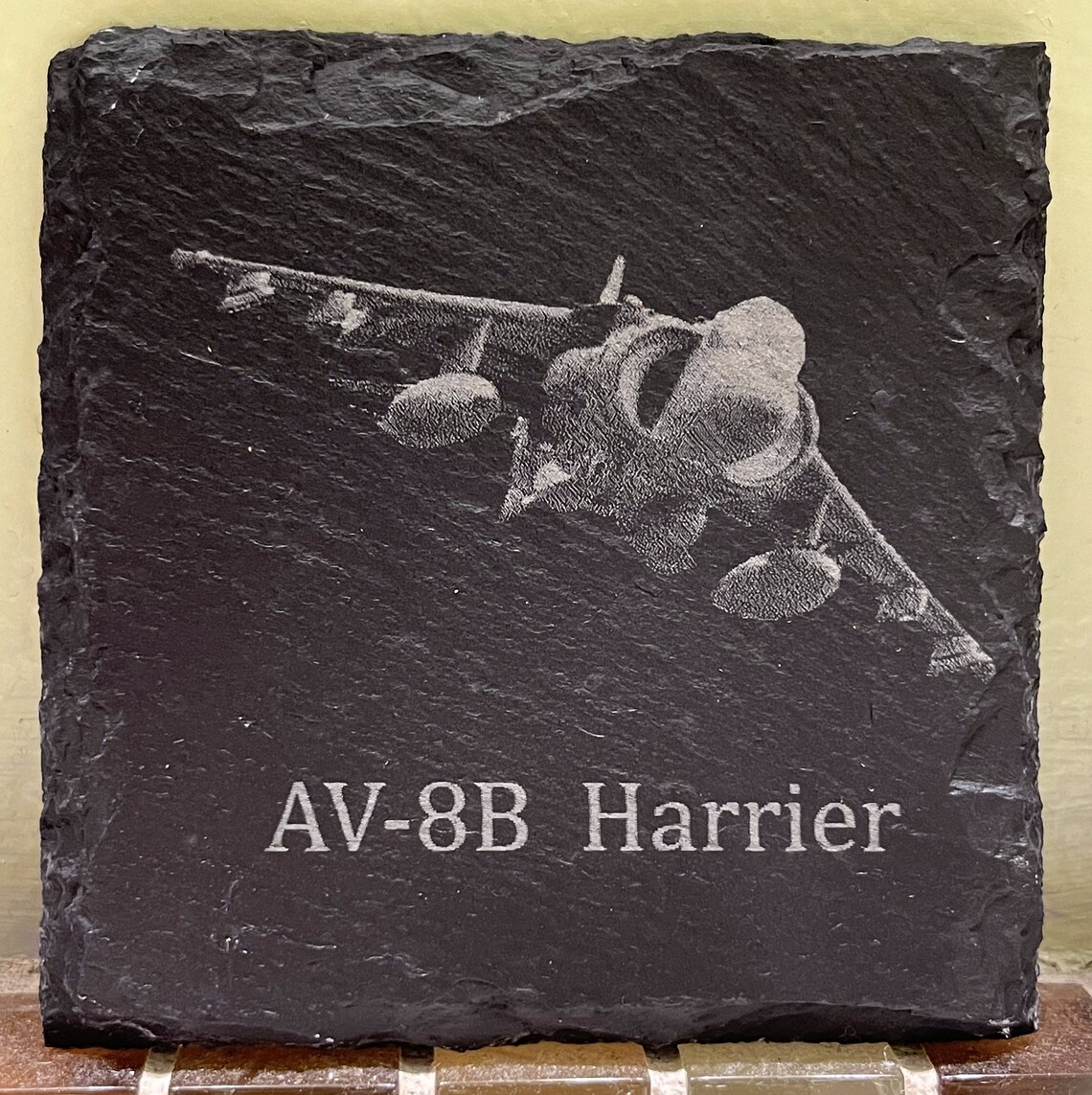 Aircraft-themed Engraved Slate Coaster Set of 4 - Etsy