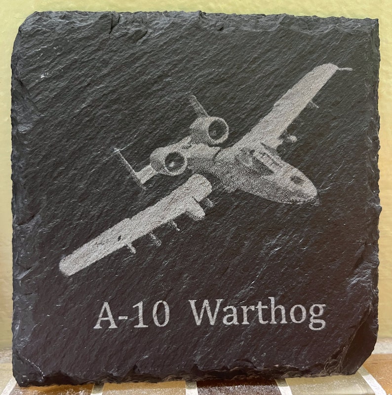 Aircraft-themed Engraved Slate Coaster Set of 4 - Etsy