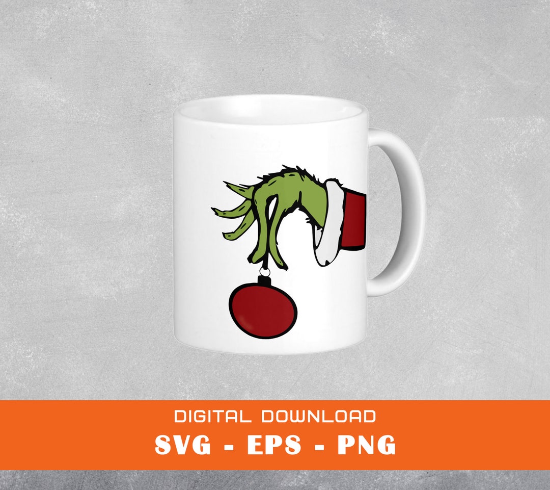 Grinch Hand Svg, Grinch Svg, Vintage Grinch Svg, Old School Father ...