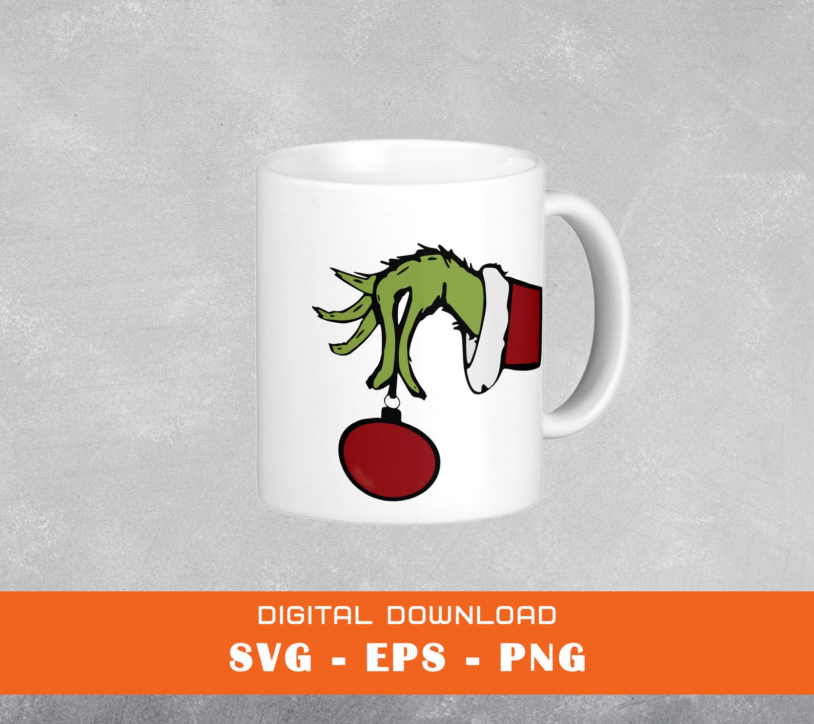 Grinch Hand Svg, Grinch Svg, Vintage Grinch Svg, Old School Father ...