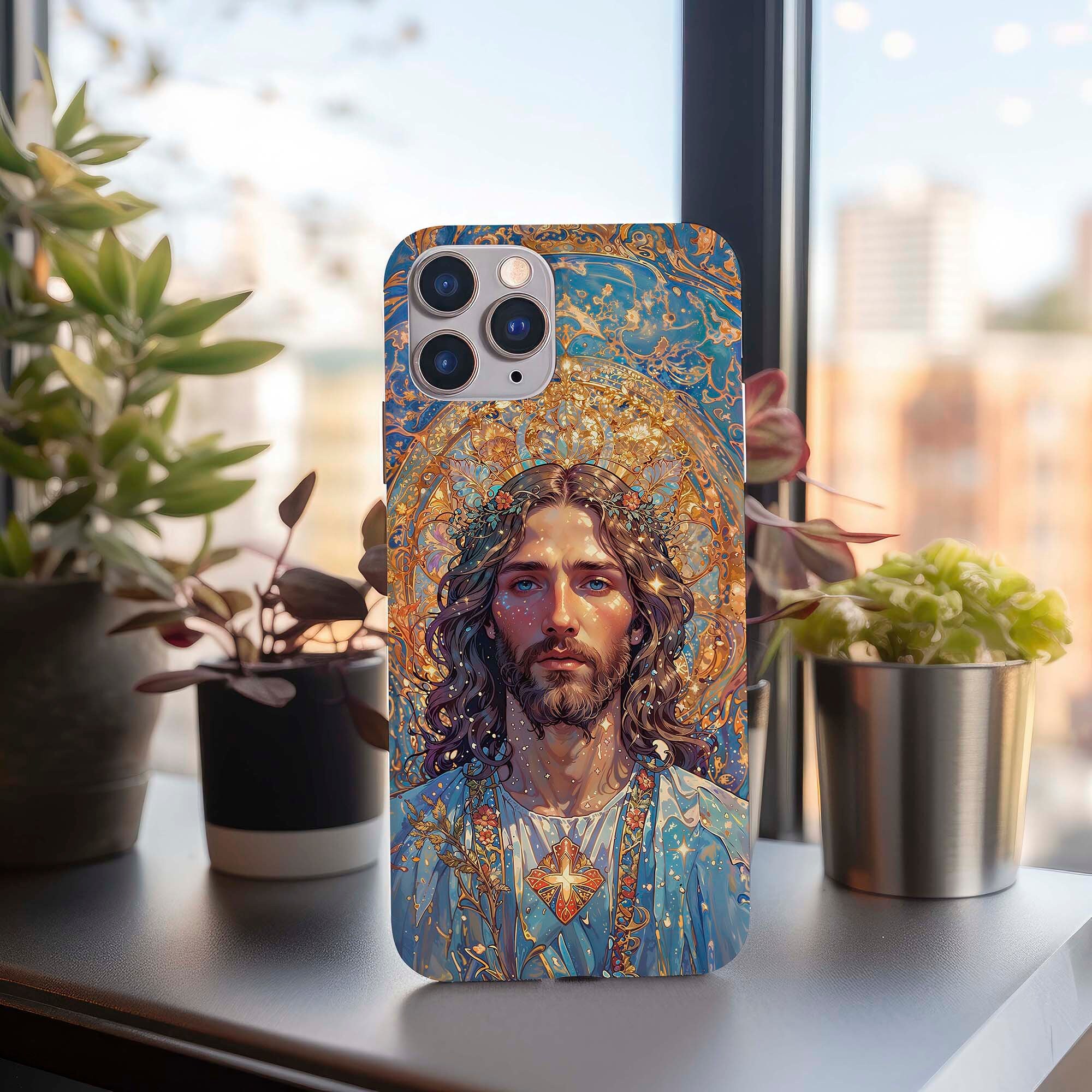 Jesus Christ Our Lord Phone Case Christian Gift iPhone 15 Plus Pro Max ...