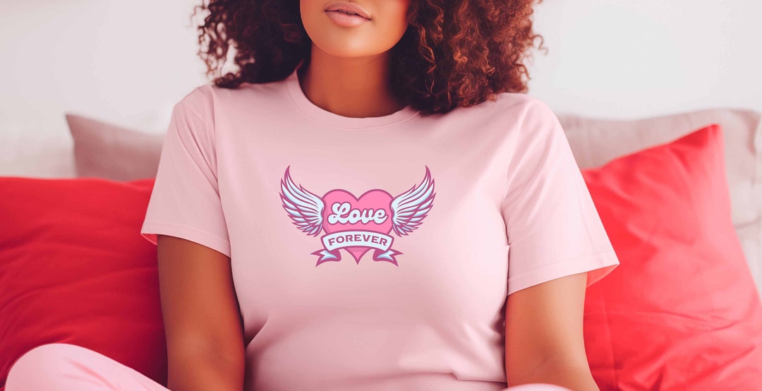 Love Shirt Love Forever Vintage T-shirt Gift for Birthday Valentines ...